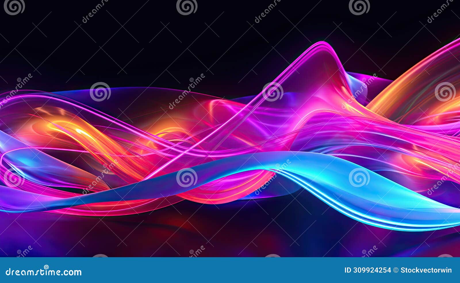 Flashy Effect Neon Background Stock Illustration - Illustration of ...