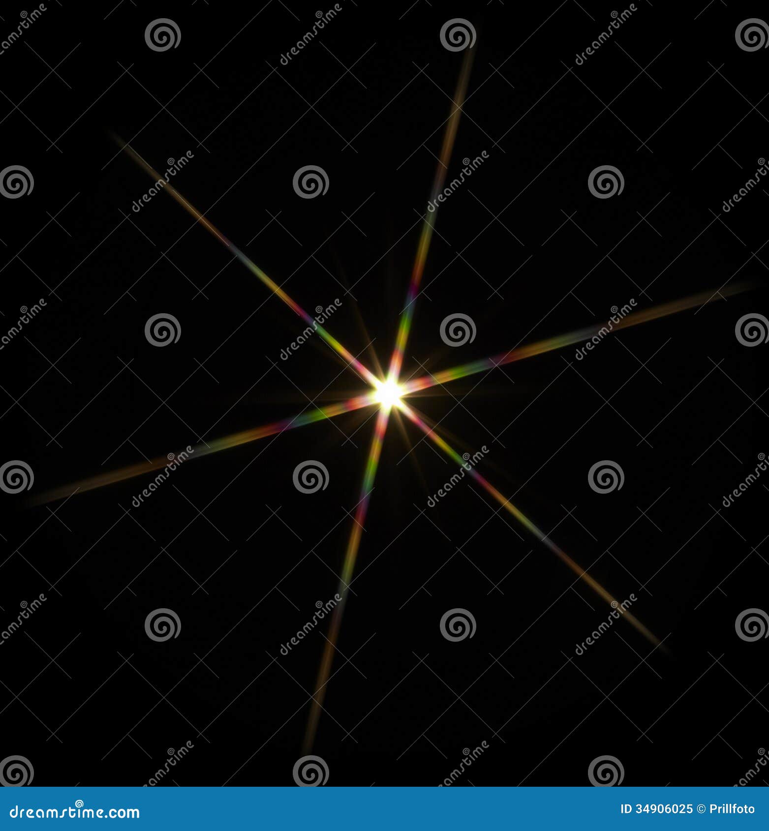 Flashy star in black back stock image. Image of beam - 34906025