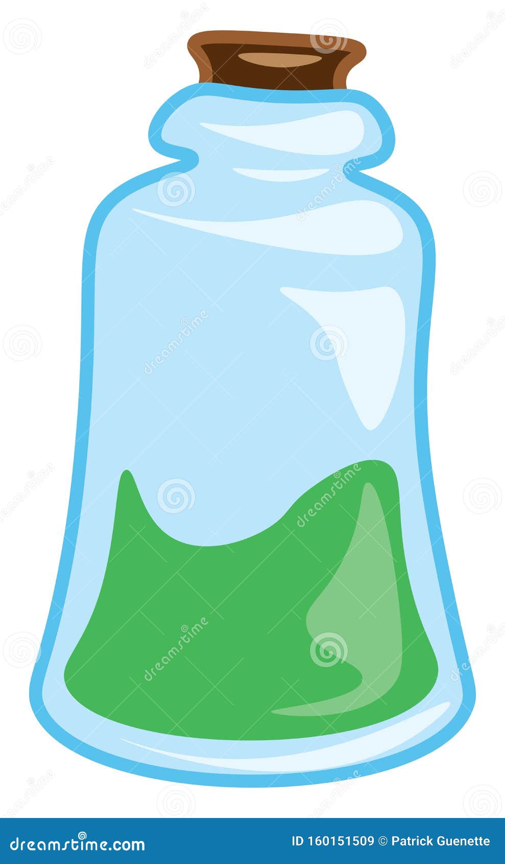 A Flask Containing Elixir Vector or Color Illustration Stock Vector ...