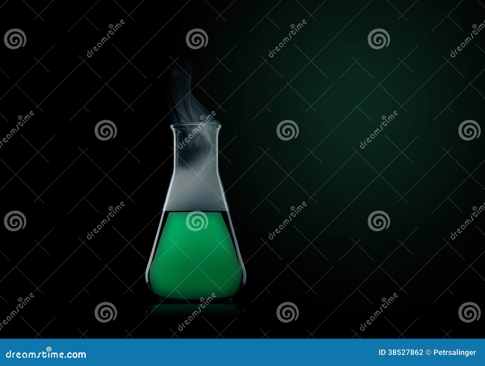 Flask with green liquid stock photo. Image of glass, dust - 38527862
