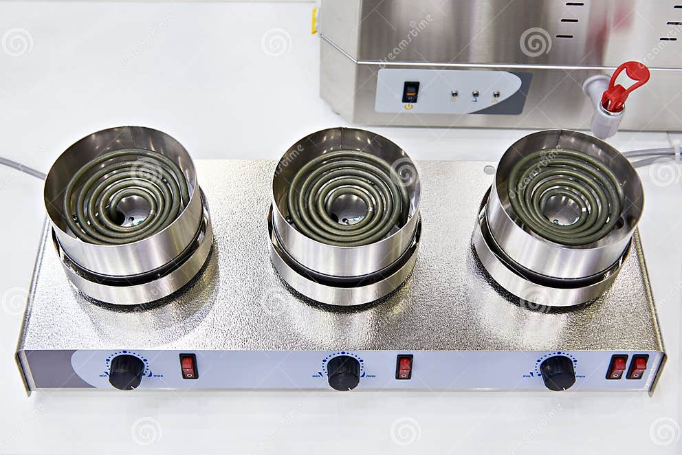 Flask Heaters Chemical Laboratory Stock Image - Image of heater, sample ...