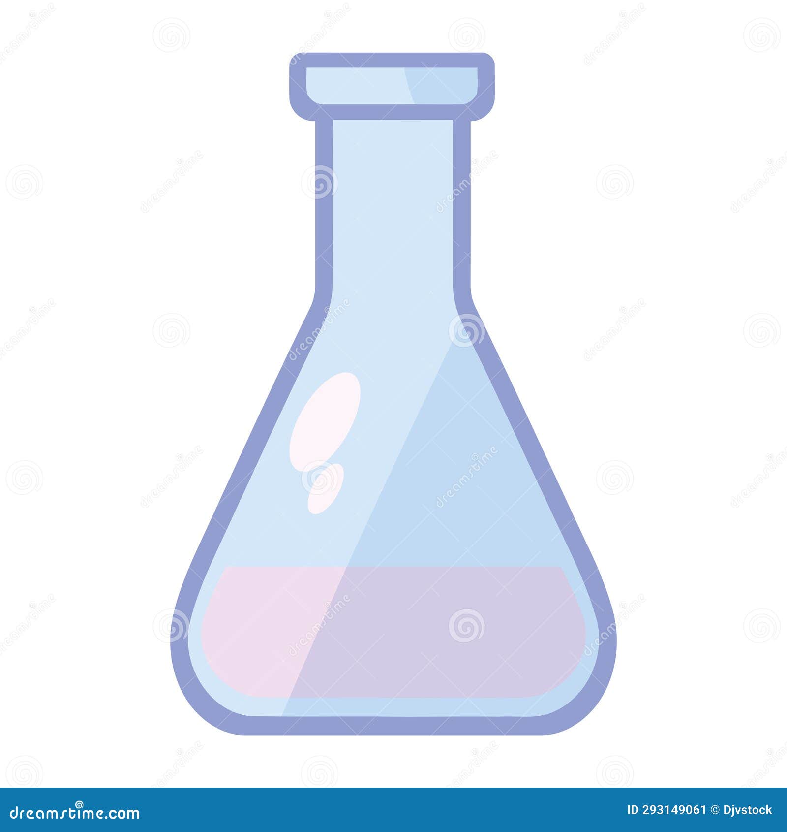 Flask research science stock illustration. Illustration of school ...
