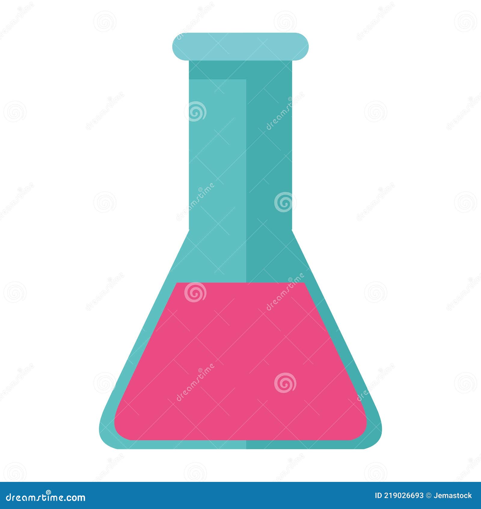 Flask test icon stock vector. Illustration of glass - 219026693