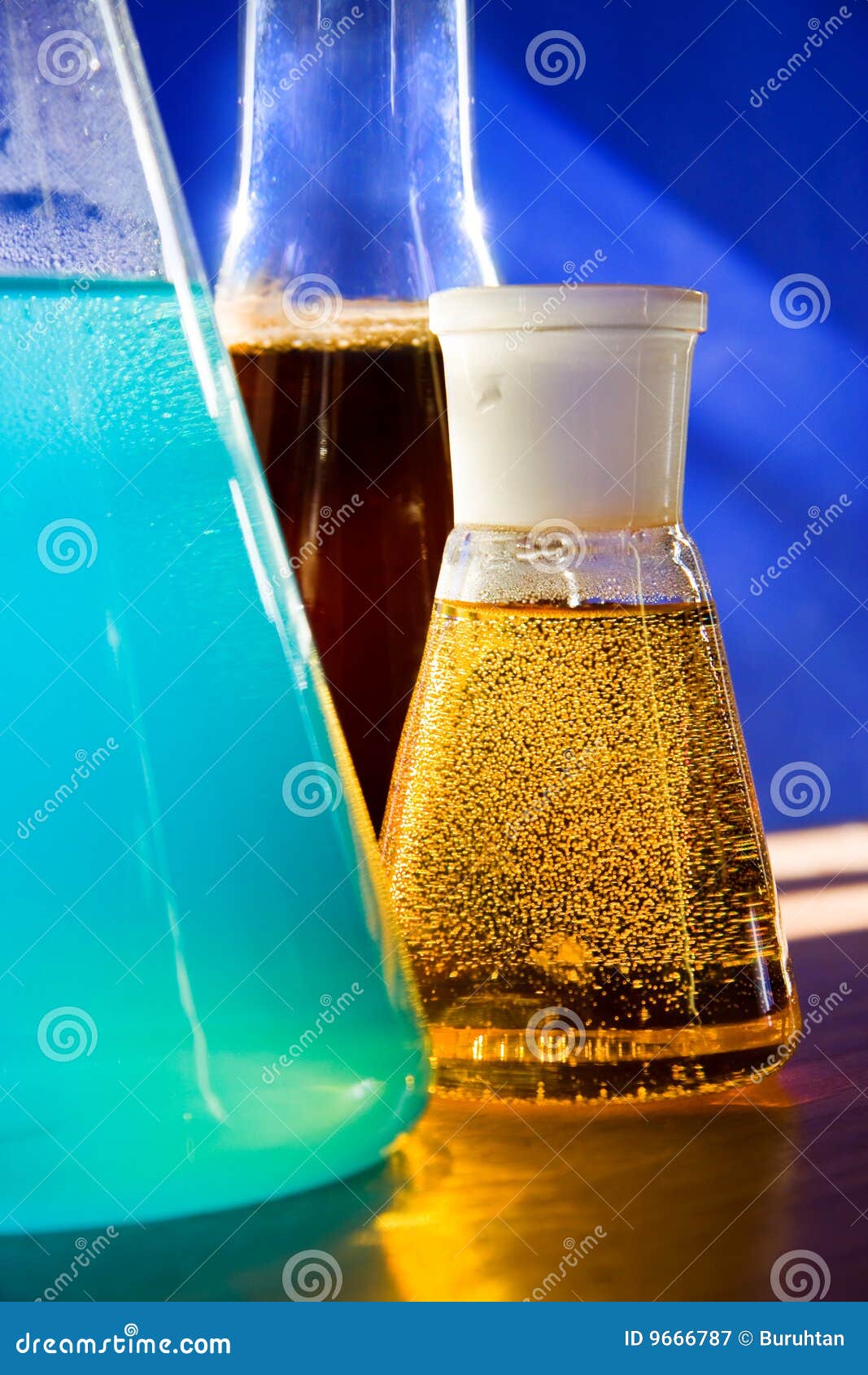 Yellow Liquid Crystal Under Polarized Light Microscope Stock ...