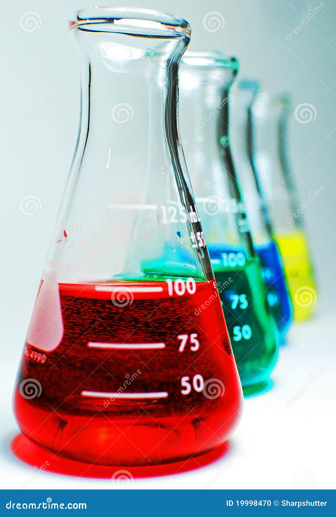 Flasks stock photo. Image of flasks, flask, laboratory - 19998470