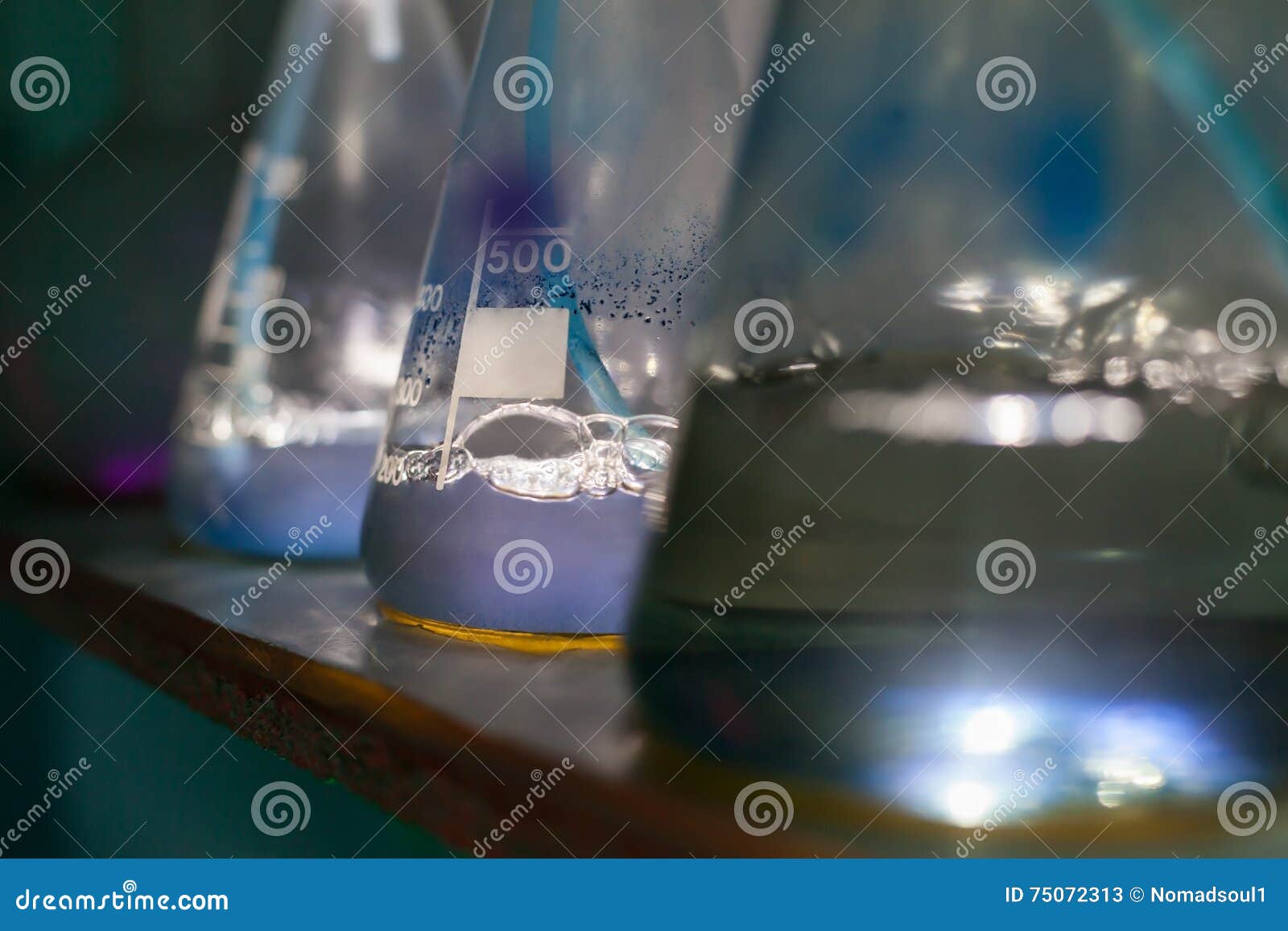 Chemical Reagents. Colored Inorganic Salts In Test Tubes. Stock Image ...