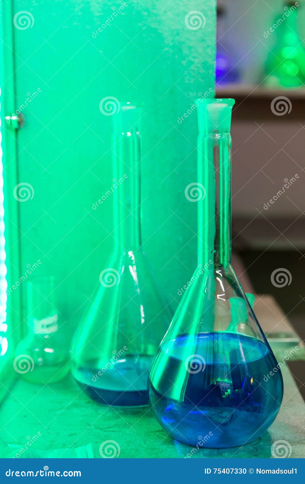 Chemical Reagents. Colored Inorganic Salts In Test Tubes. Stock Image ...