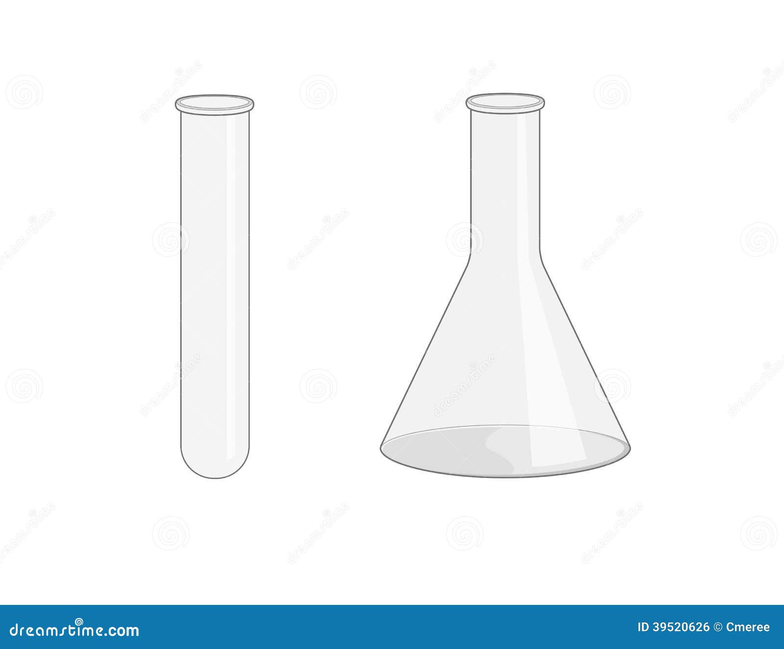 Flasks stock vector. Illustration of medicine, experiment - 39520626