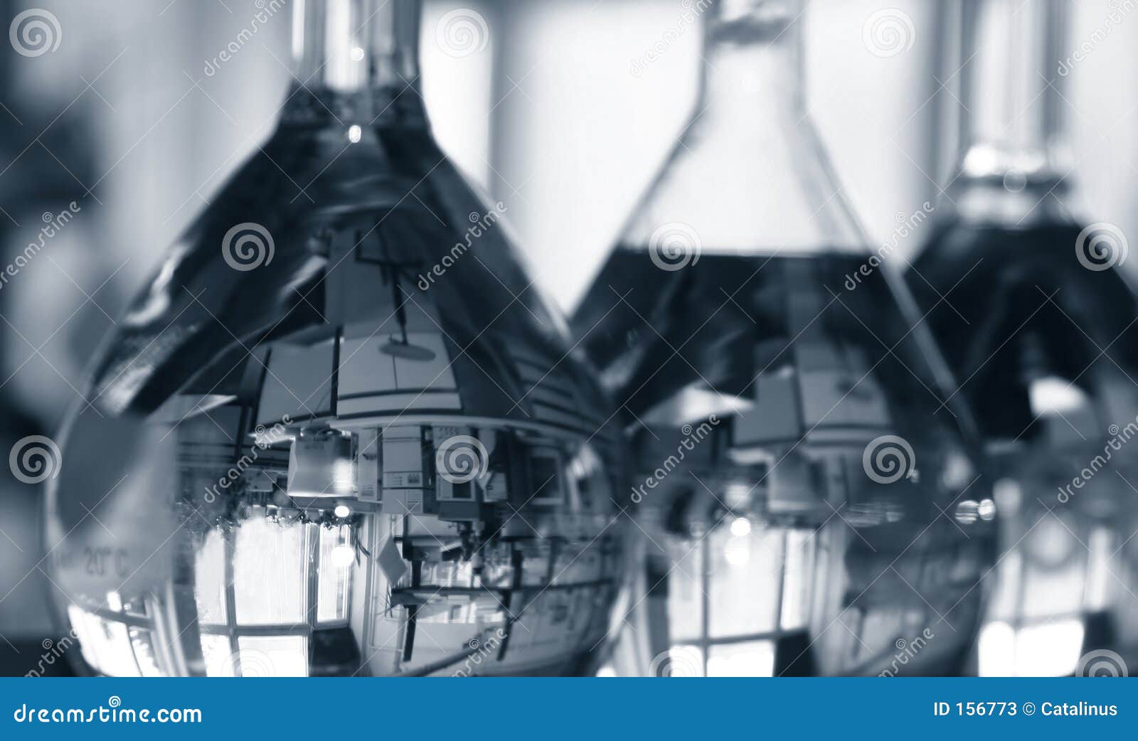 Flasks in laboratory stock image. Image of laboratory, medical - 156773