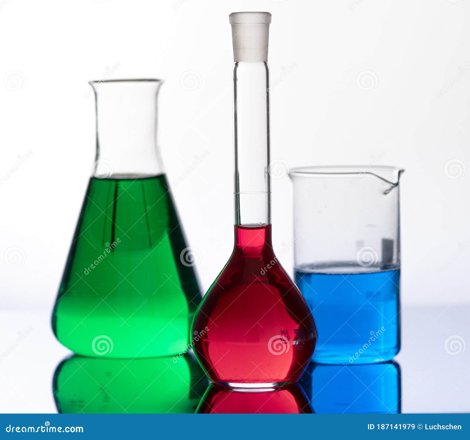 Flasks and Test Tubes in a Chemistry Lab Stock Image - Image of flask ...
