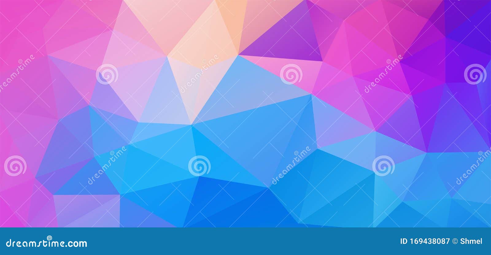 Flat Abstract Multicolor Triangle Geometric Wallpaper for You Design ...
