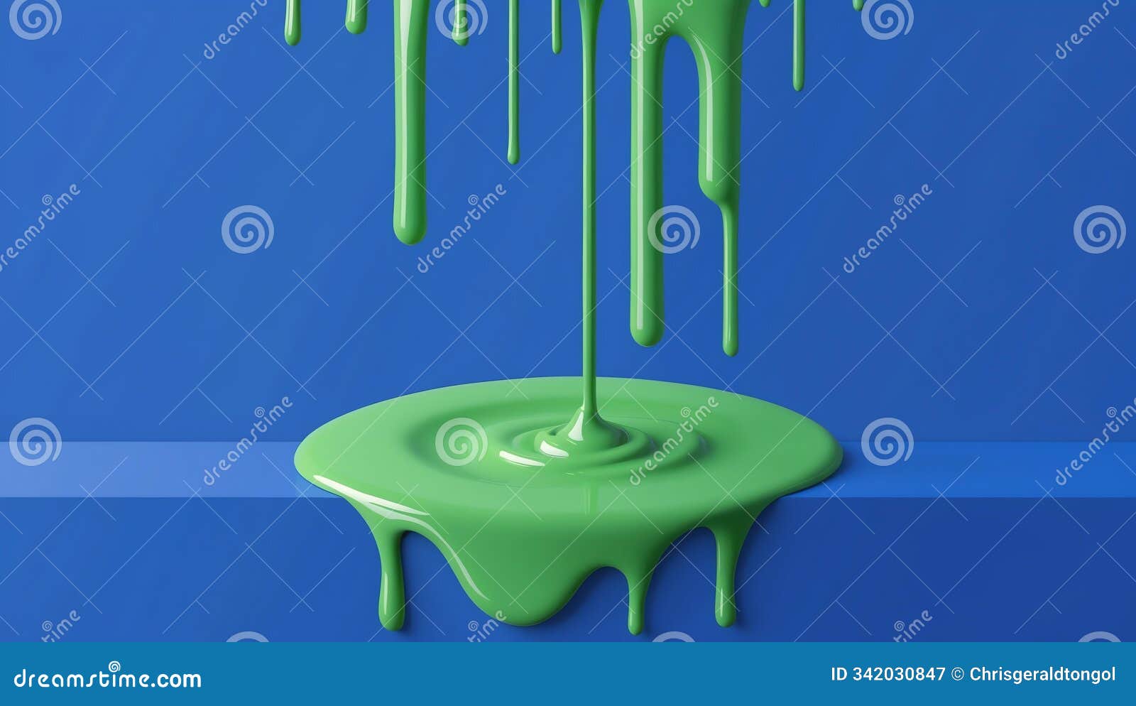 Dripping Green Paint On The Wall Stock Photo | CartoonDealer.com #83396826