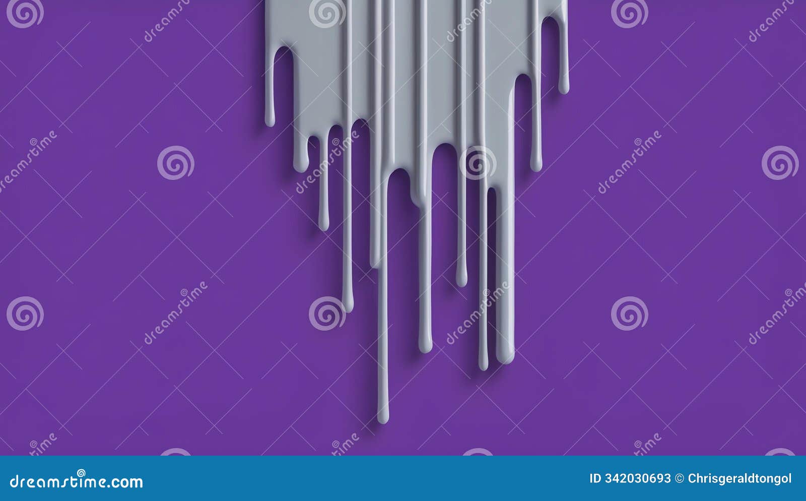 Flat Aesthetic Linear Dripping Blue Paint On Multicolo Ai Generated ...