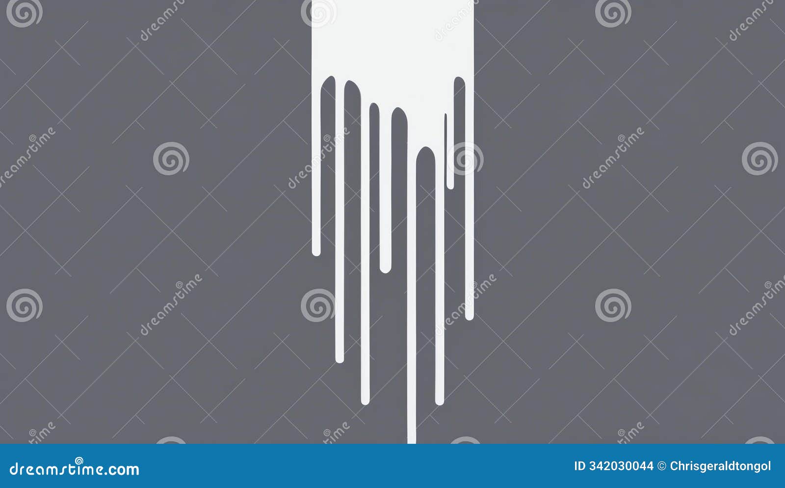 Flat Aesthetic Linear Dripping White Paint on Grey Bac Ai Generated ...