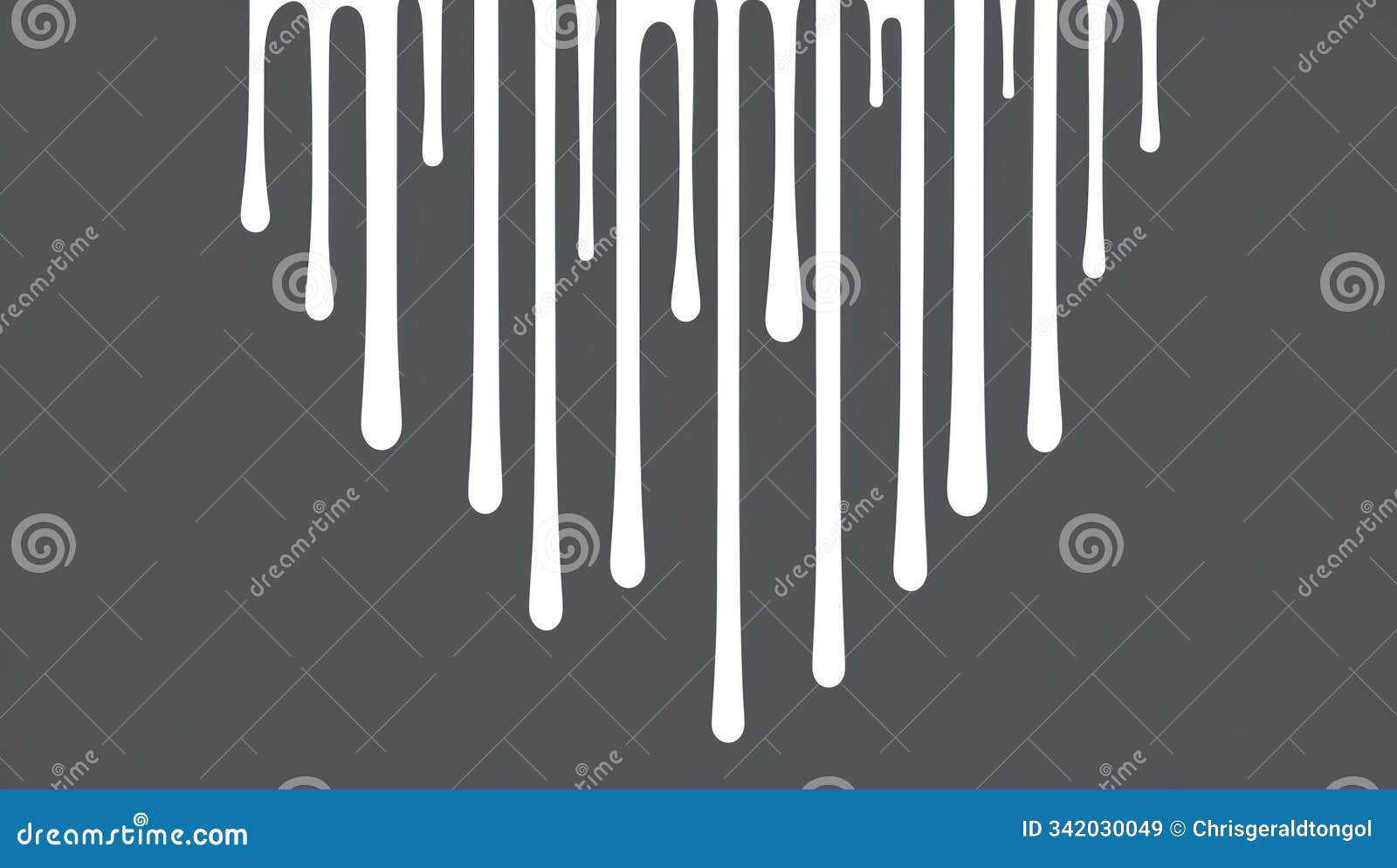 Flat Aesthetic Linear Dripping White Paint on Grey Bac Ai Generated ...