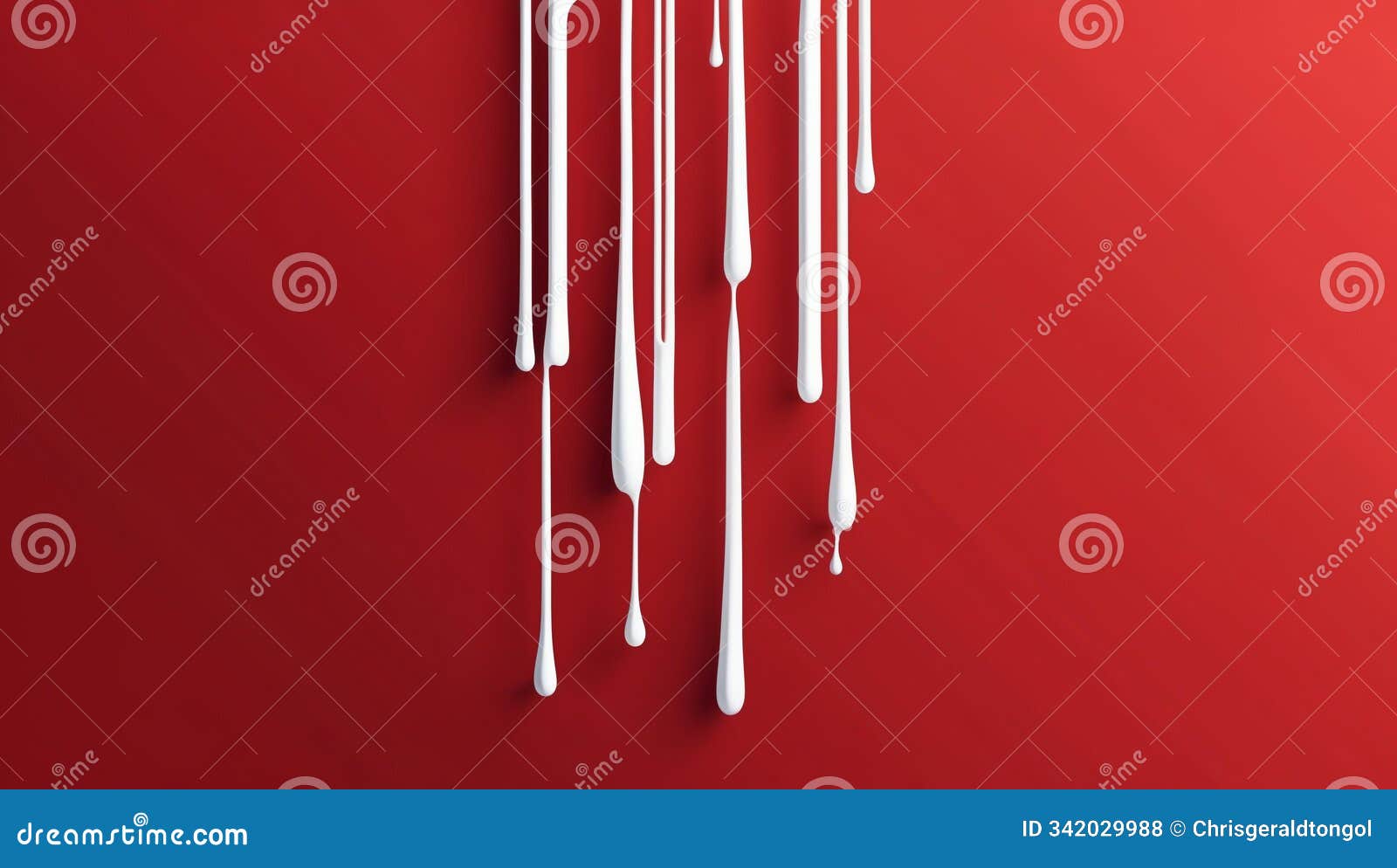 Dripping White Circles. Liquid Drops Of Ink. Dripping Liquid. Vector ...