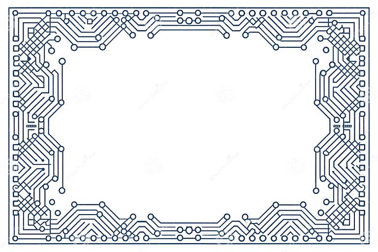 Flat Ai Driven Algorithmic Border Frame Concept As A Minimalistic Border Frame With Algorithmic