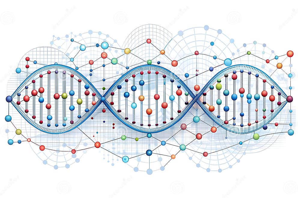 Flat Ai Driven Bioinformatics Elements Concept As Abstract Elements Representing Bioinformatics
