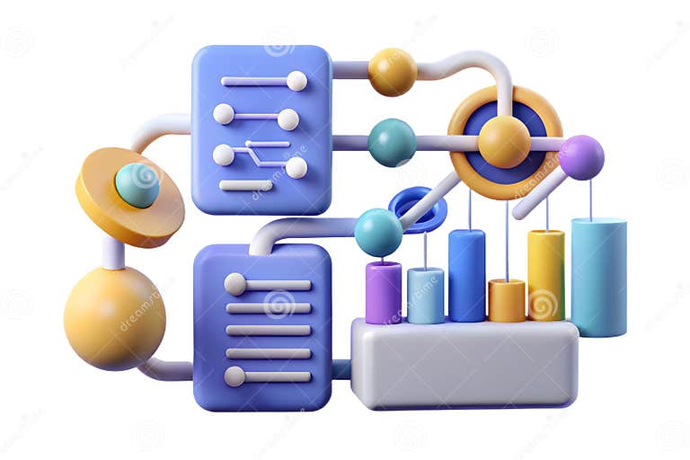 Flat AI Driven Bioinformatics Elements Concept As Abstract Elements ...