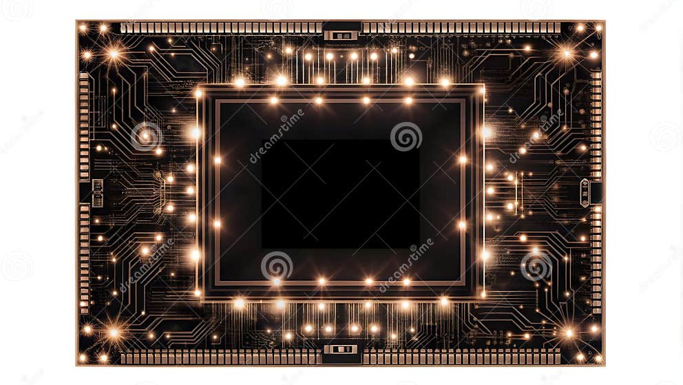 Flat AI Driven Language Processing Frame Concept As a Clean Border Frame with Abstract Language ...