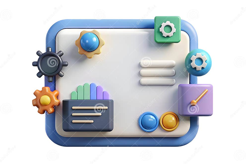Flat AI Driven Language Processing Frame Concept As a Clean Border Frame with Abstract Language ...