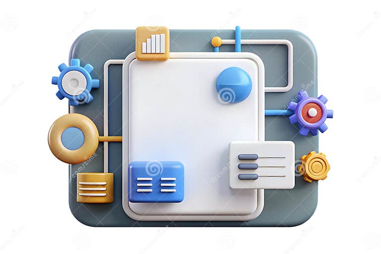 Flat AI Driven Language Processing Frame Concept As a Clean Border Frame with Abstract Language ...