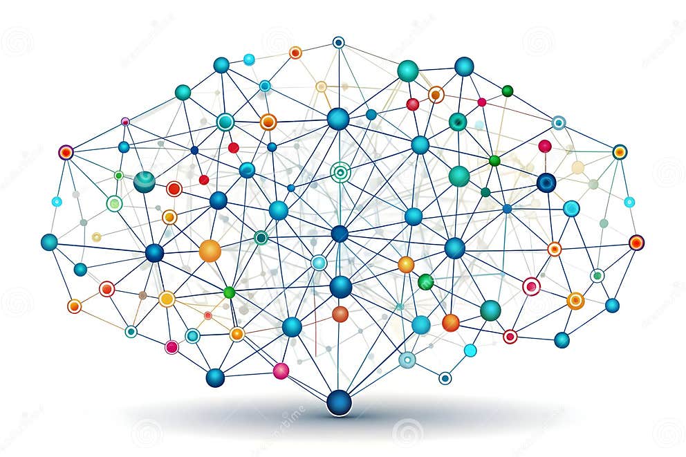 Flat Ai Driven Neural Network Elements Concept As Abstract Elements Representing A Neural