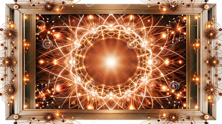 Flat AI Driven Quantum Computing Frame Concept As a Minimalistic Border Frame with Quantum ...