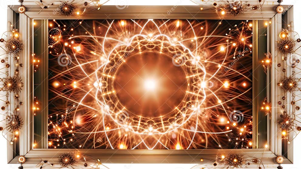 Flat AI Driven Quantum Computing Frame Concept As a Minimalistic Border Frame with Quantum ...