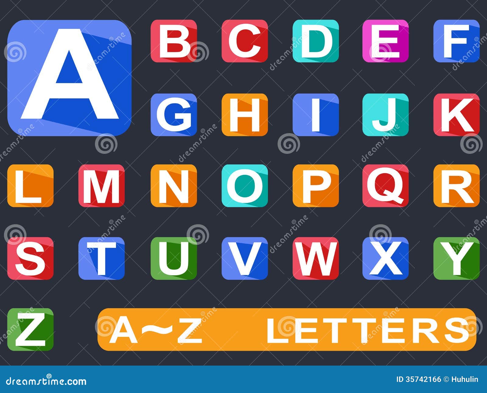Flat Alphabet Long Shadow Icons Stock Vector - Illustration of cartoon ... Flat Alphabet Long Shadow Icons Stock Vector - Illustration of cartoon ...