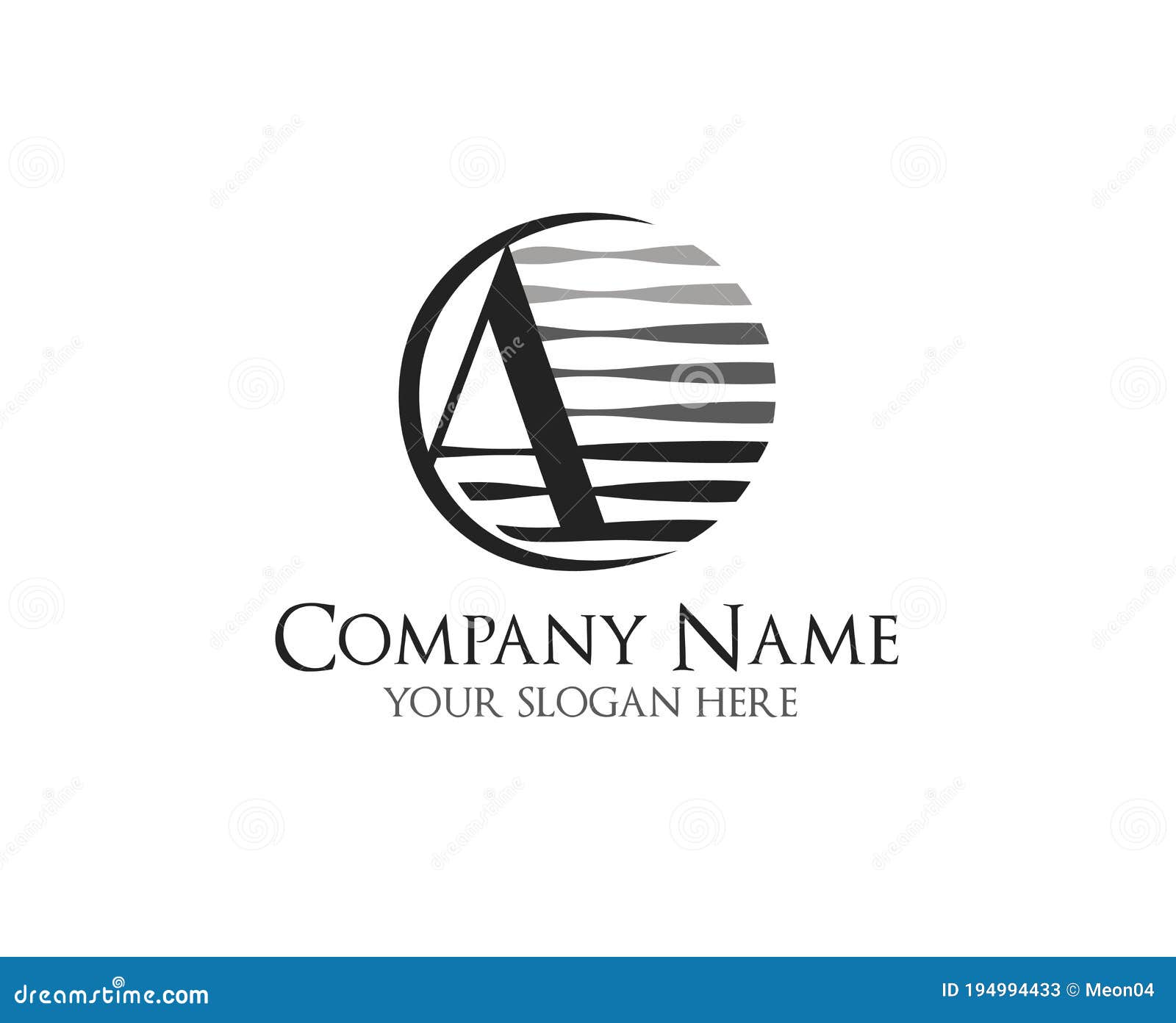 Alphabetical Logo Design With Creative Typography Vector ...