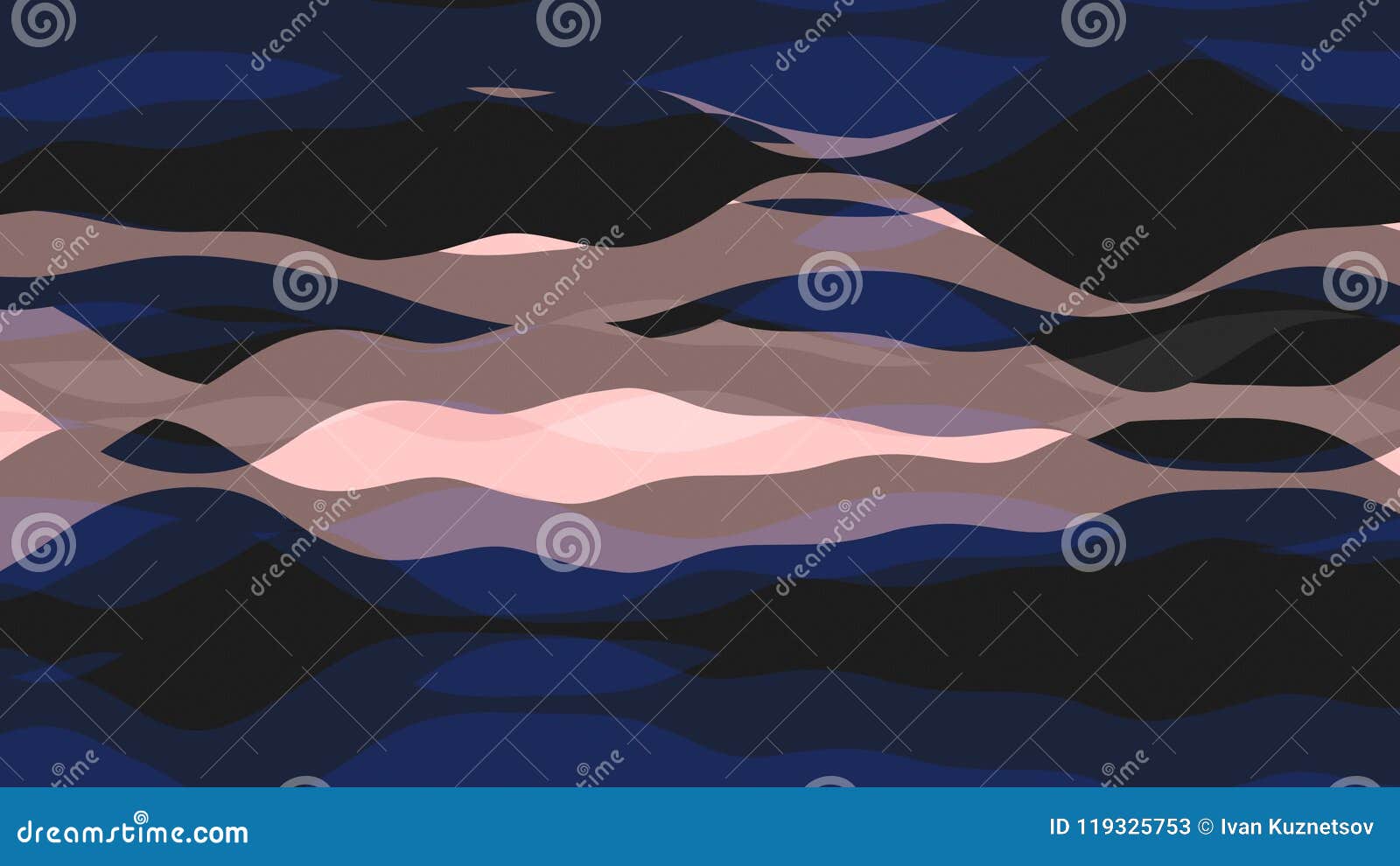 Flat Animation with Stripe Wave Stock Video - Video of animation ...