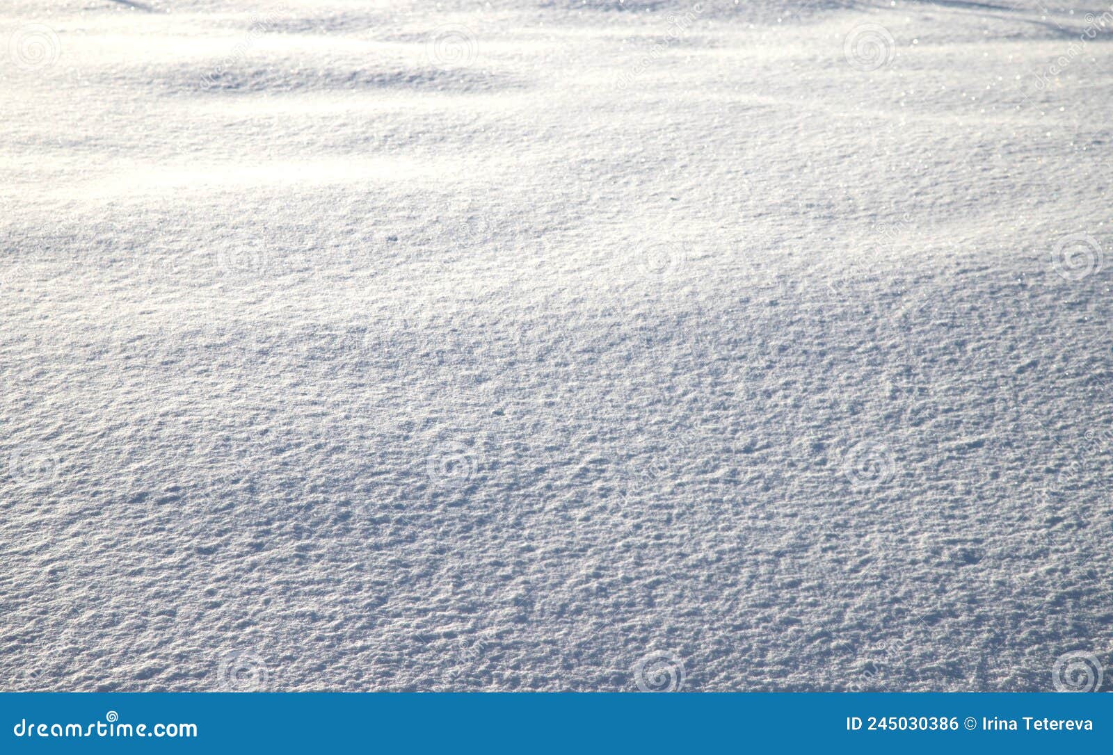 A Flat Area with White Snow. Winter Snow Background Stock Photo - Image ...