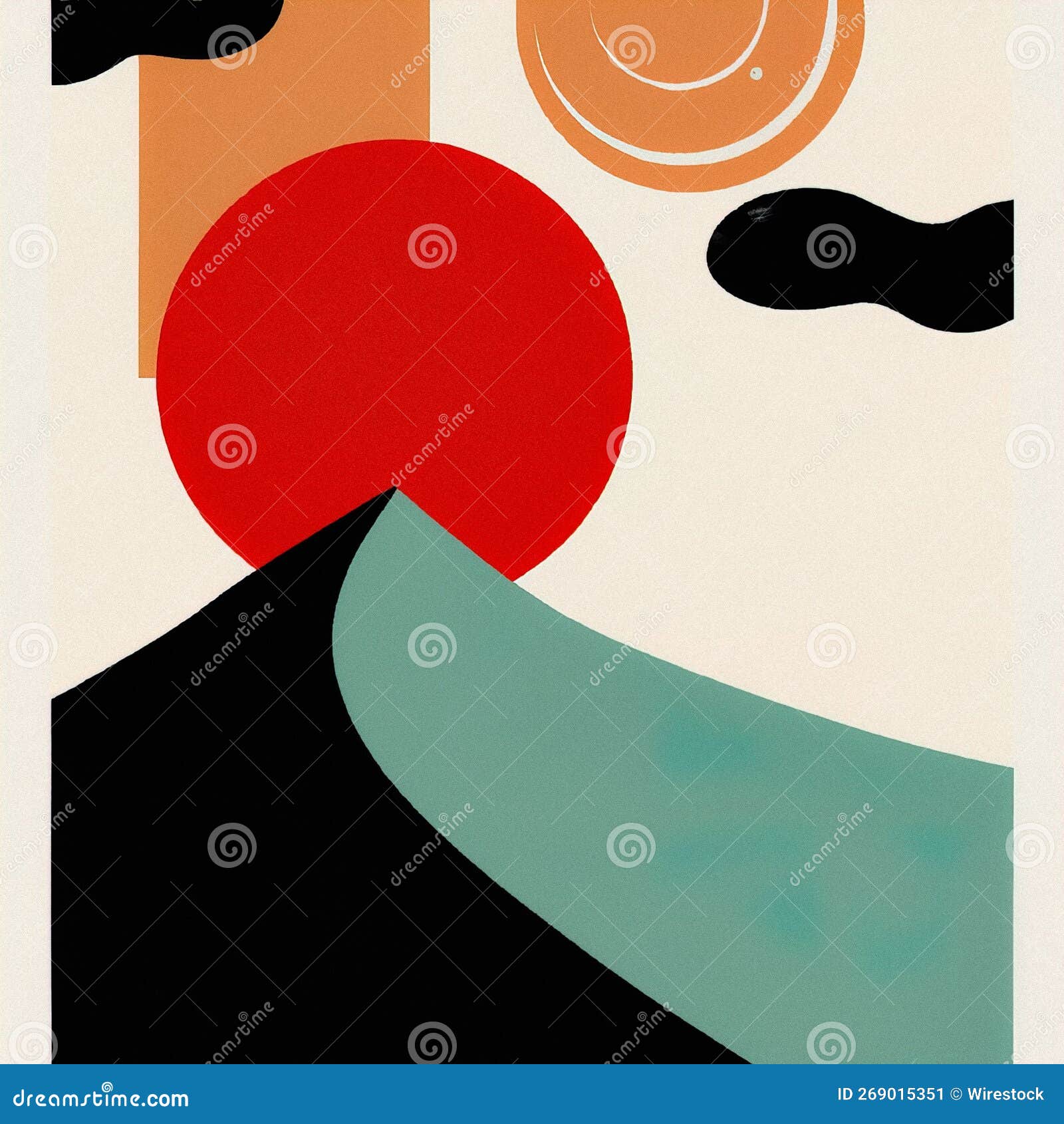 Flat art poster design stock illustration. Illustration of computer ...
