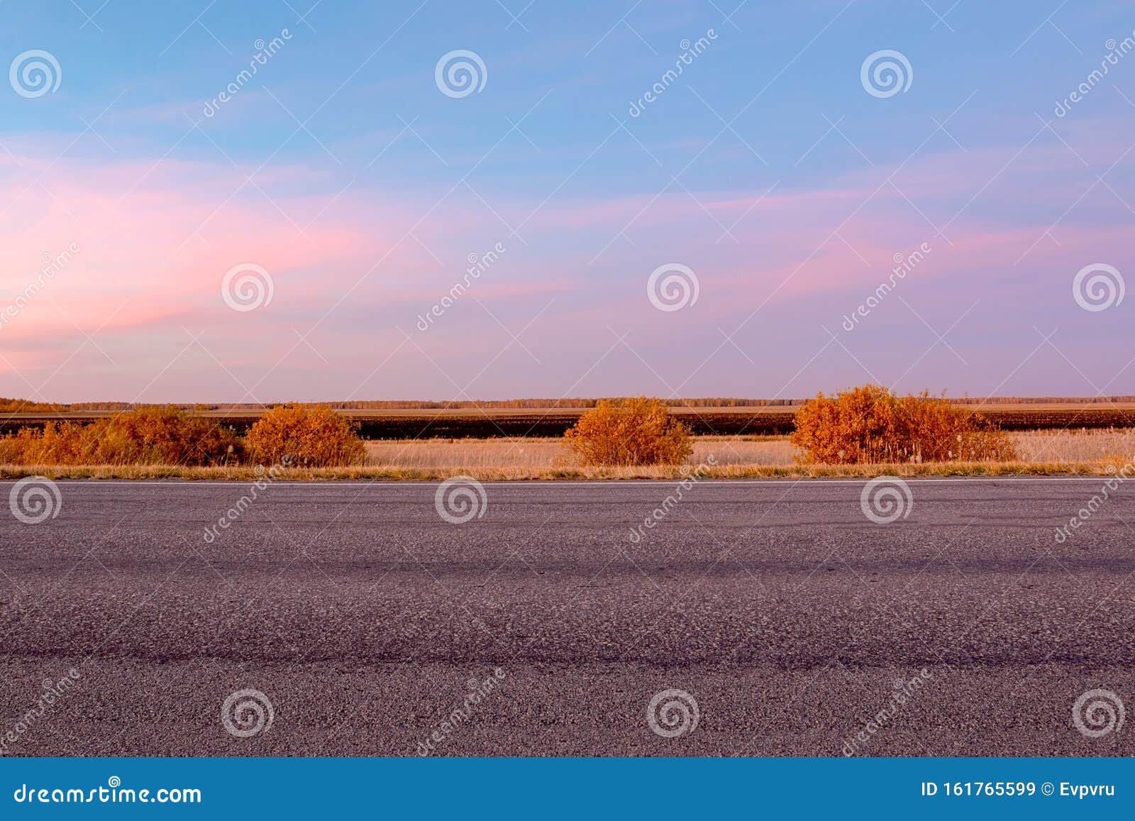 Flat Asphalt Road for Cars with Markings Stock Image - Image of path ...