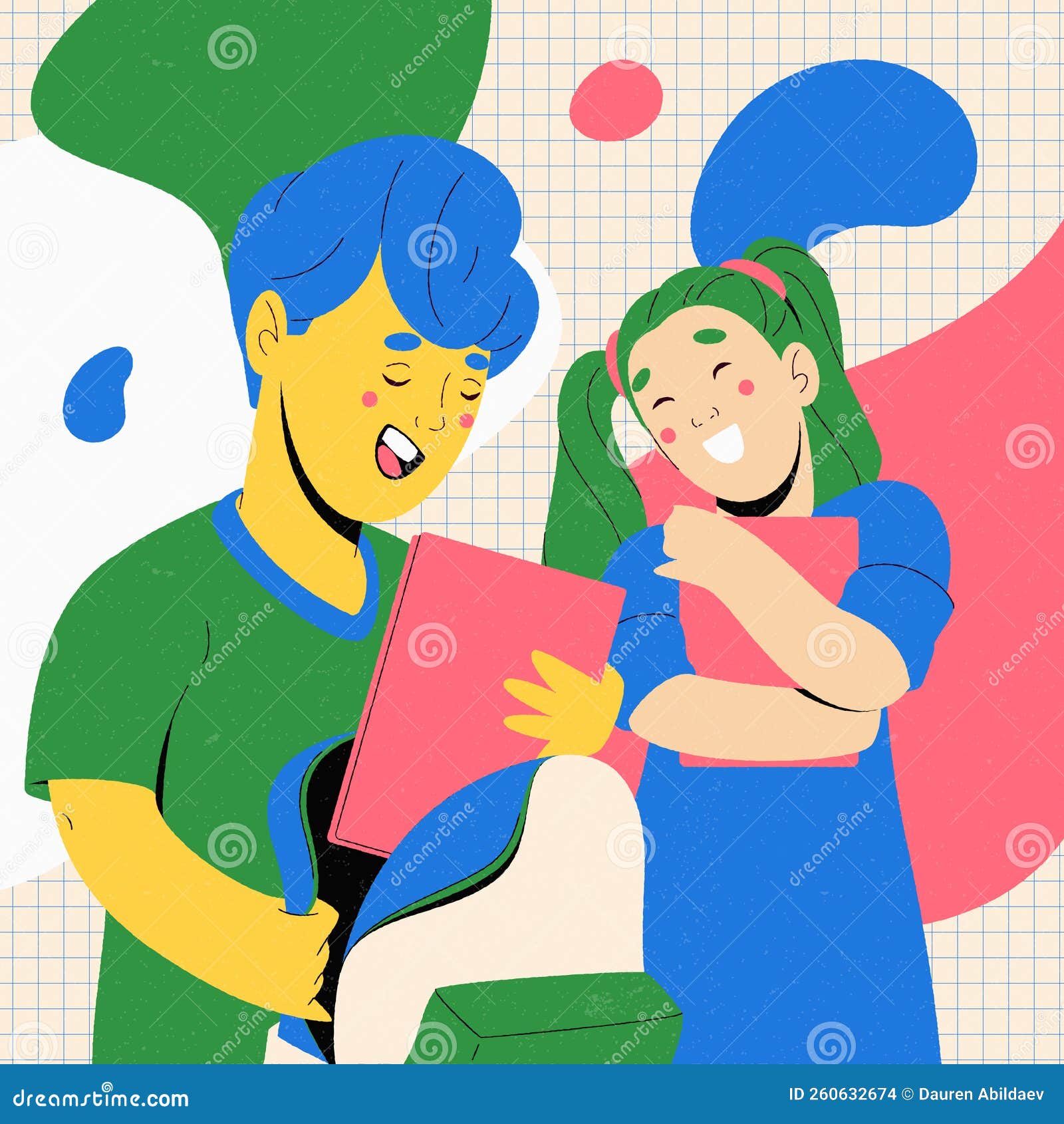 Flat Back To School Best Vector Illustration Stock Vector ...