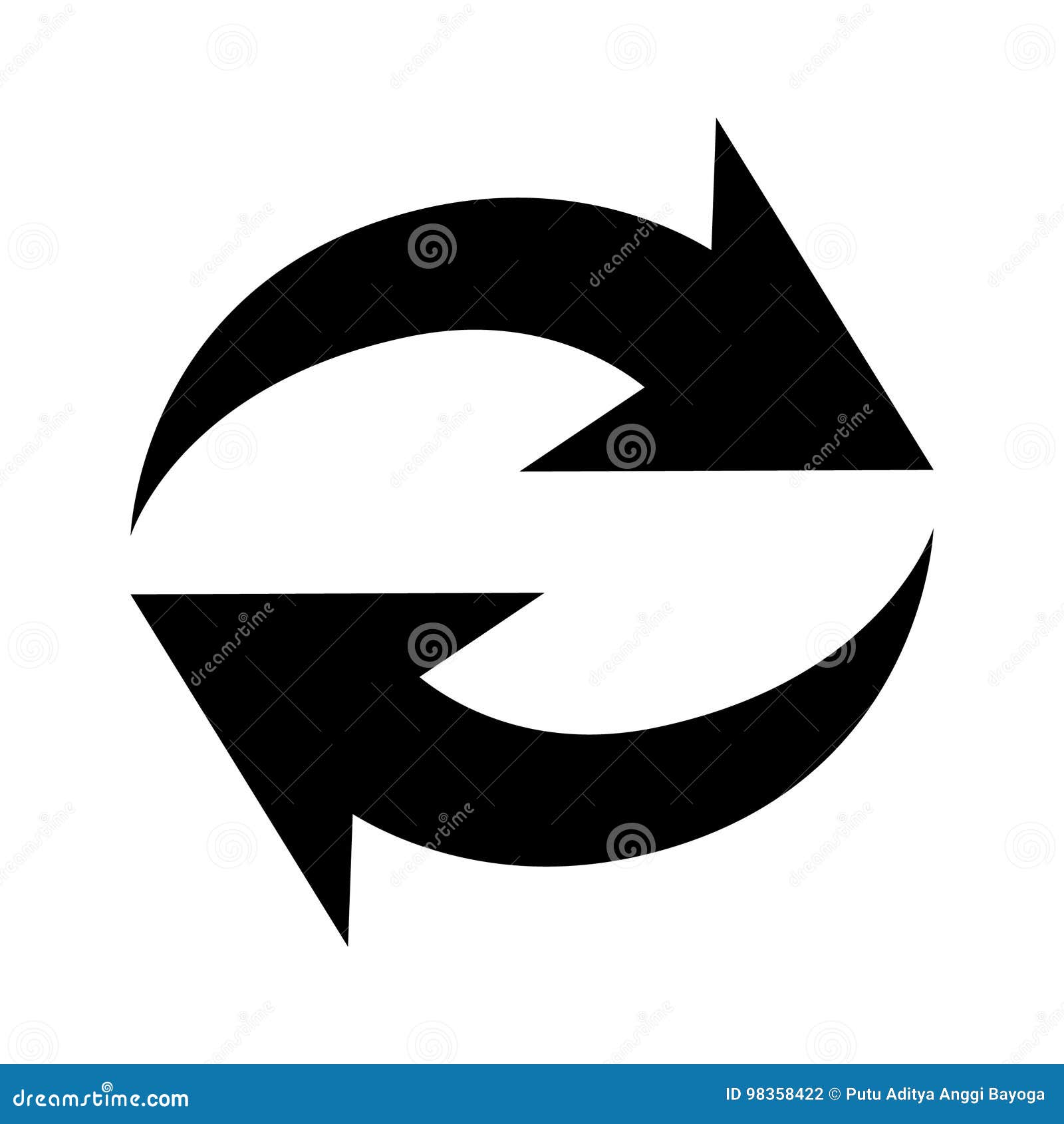 Repeat Icon Of 3 Types Color, Black And White, Outline. Isolated Vector ...