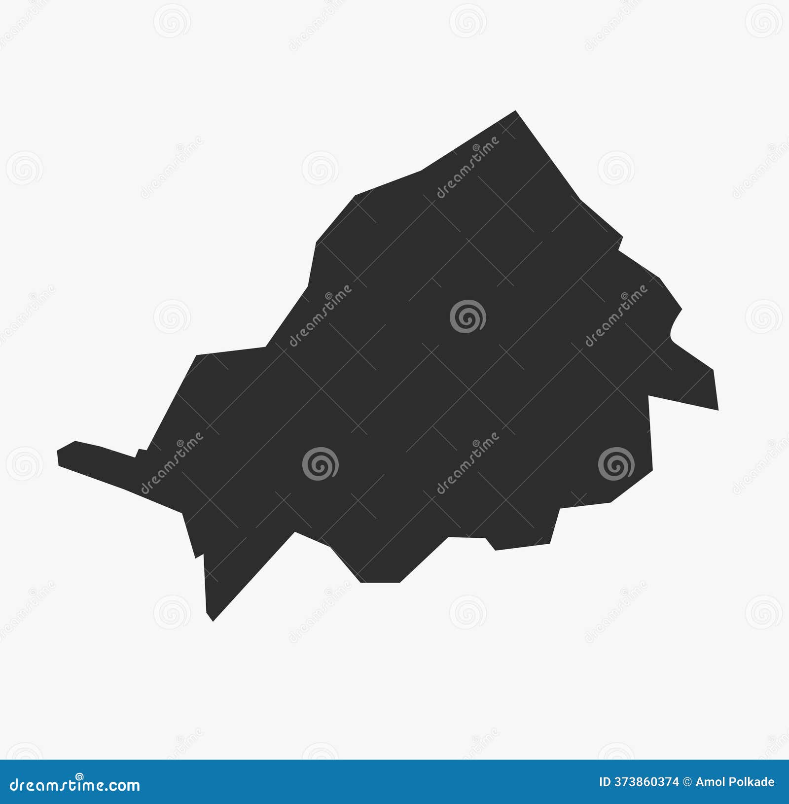 Thane Map. Detailed Map Of Thane City Administrative Area. Cityscape ...