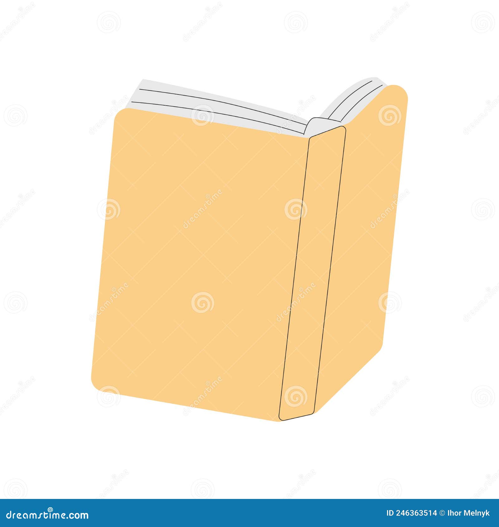 Flat books set stock vector. Illustration of doodle - 246363514