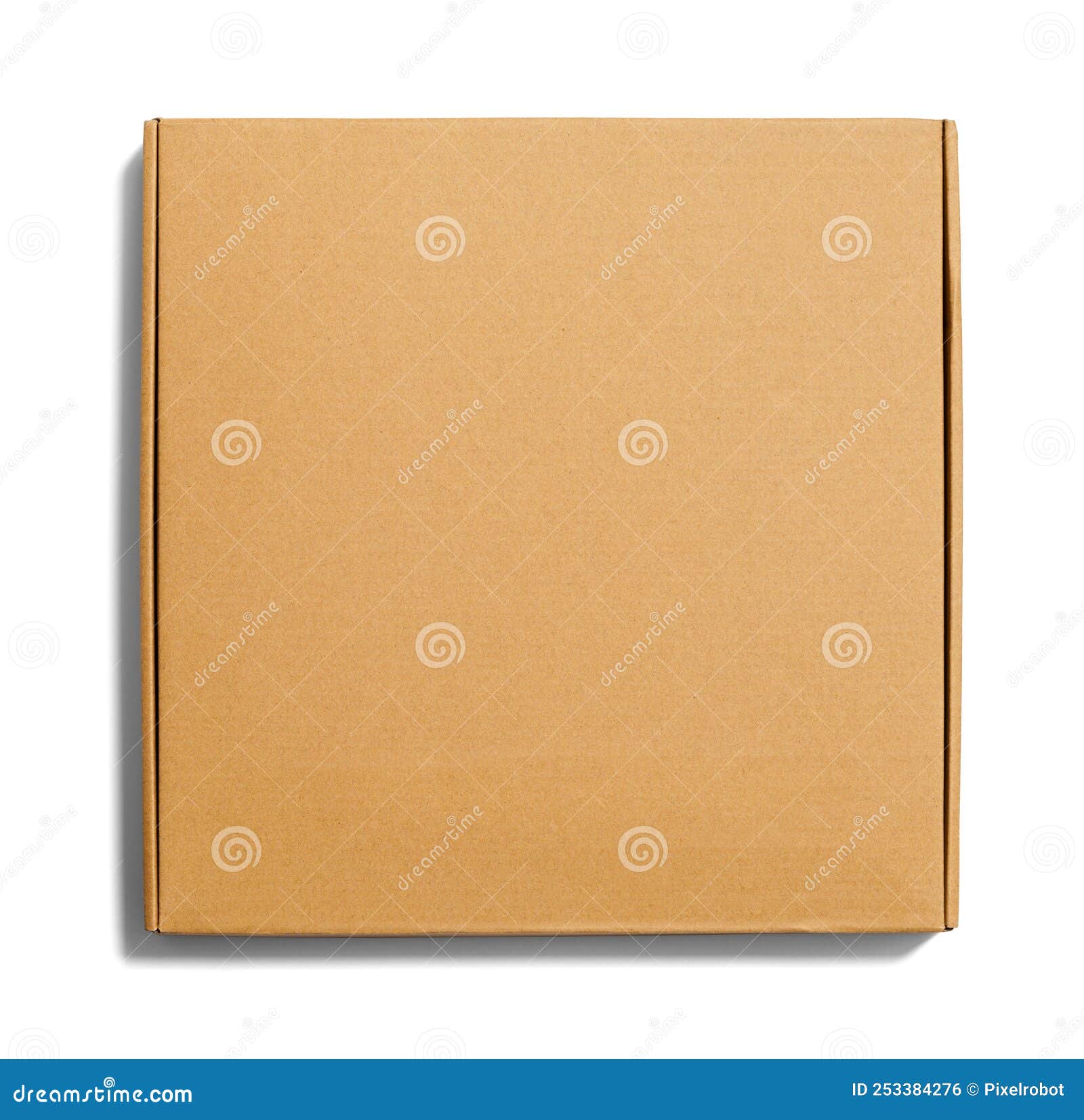 Flat Box Top stock photo. Image of container, shape - 253384276