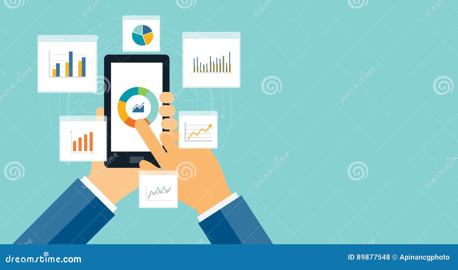 Analytics Graph, Decreasing Graph And Budget Profit Line Icons For Web ...
