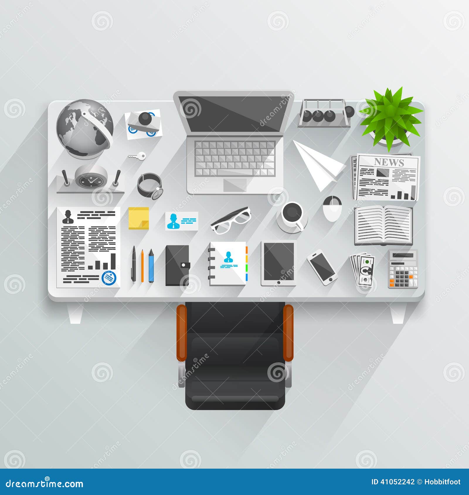 Business Man Sit On Table In Office. Calp In Meditation Relax. Stressed ...