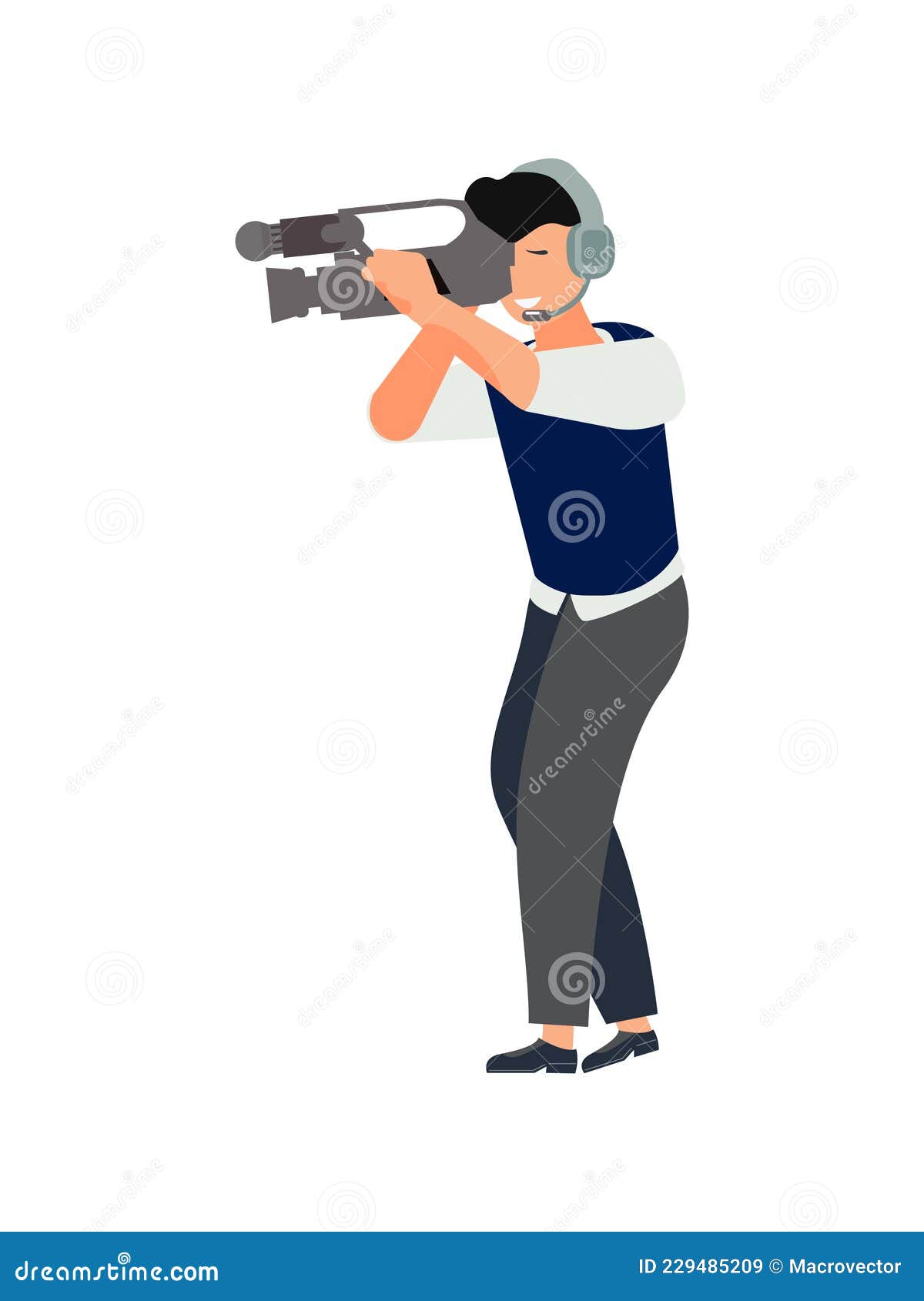 Cameraman Illustration | CartoonDealer.com #1996150