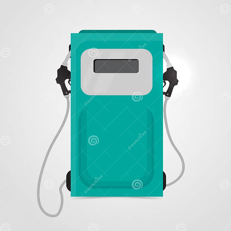 Flat car, pamp station. stock vector. Illustration of diesel - 85194362