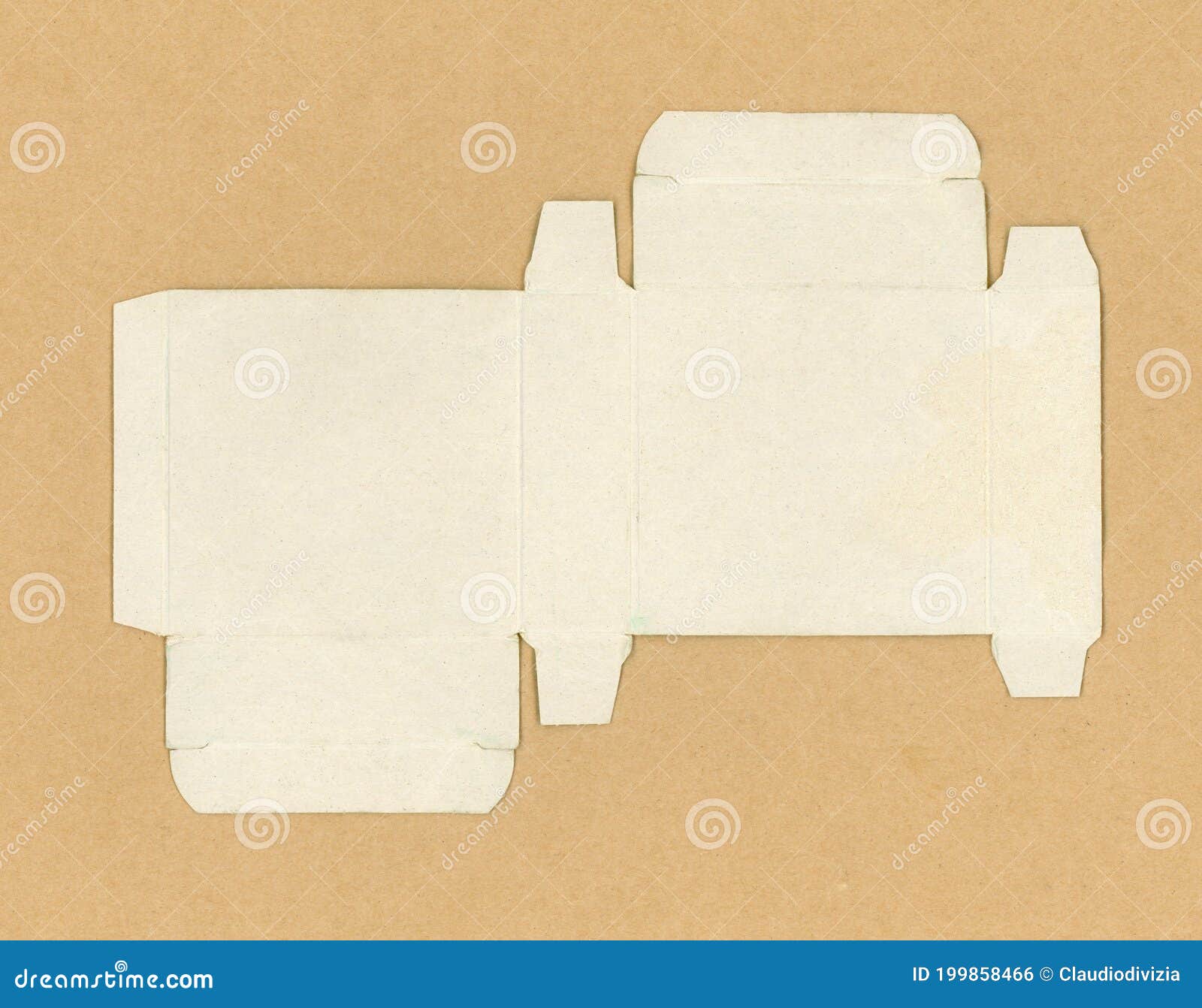 Flat cardboard box stock photo. Image of industrial - 199858466