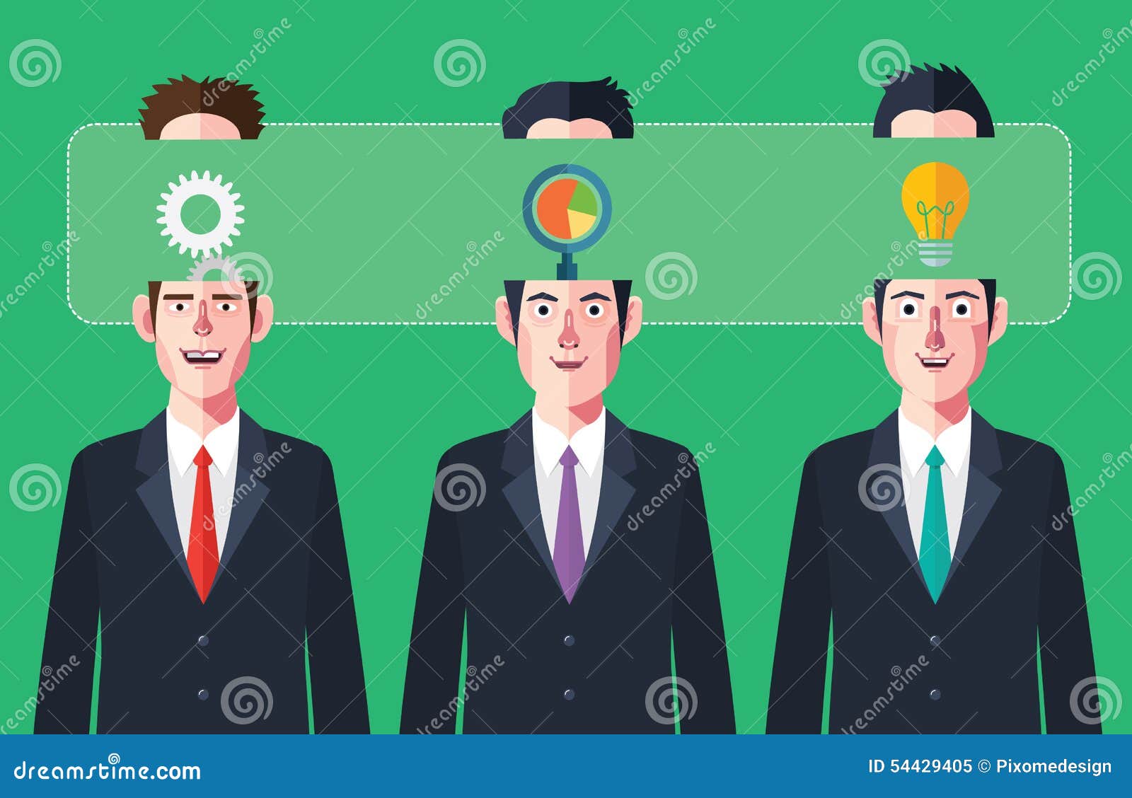Flat Characters of Teamwork Concept Illustrations Stock Vector ...