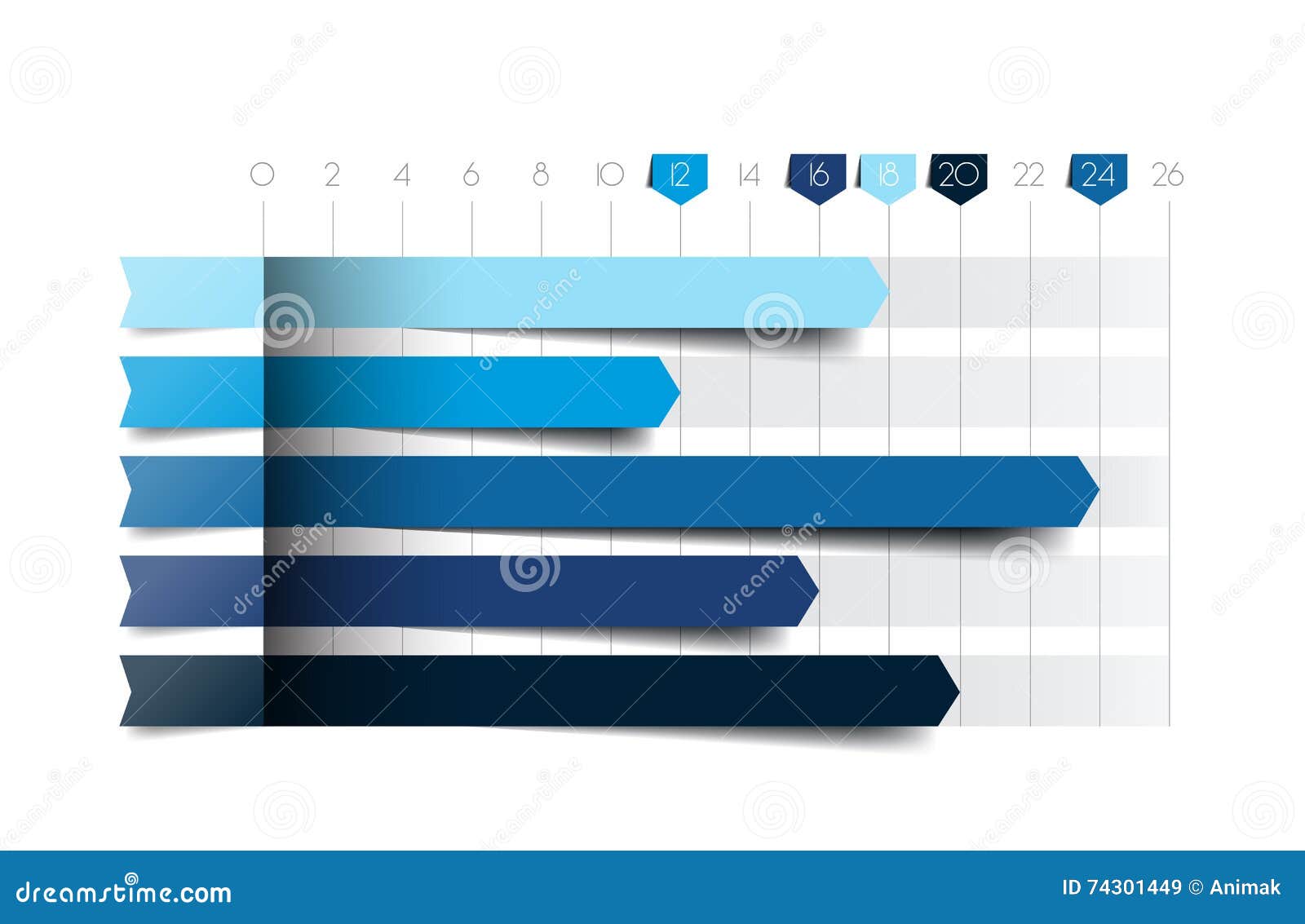 Ecg Graph On Blue Background Cartoon Vector | CartoonDealer.com #90665723