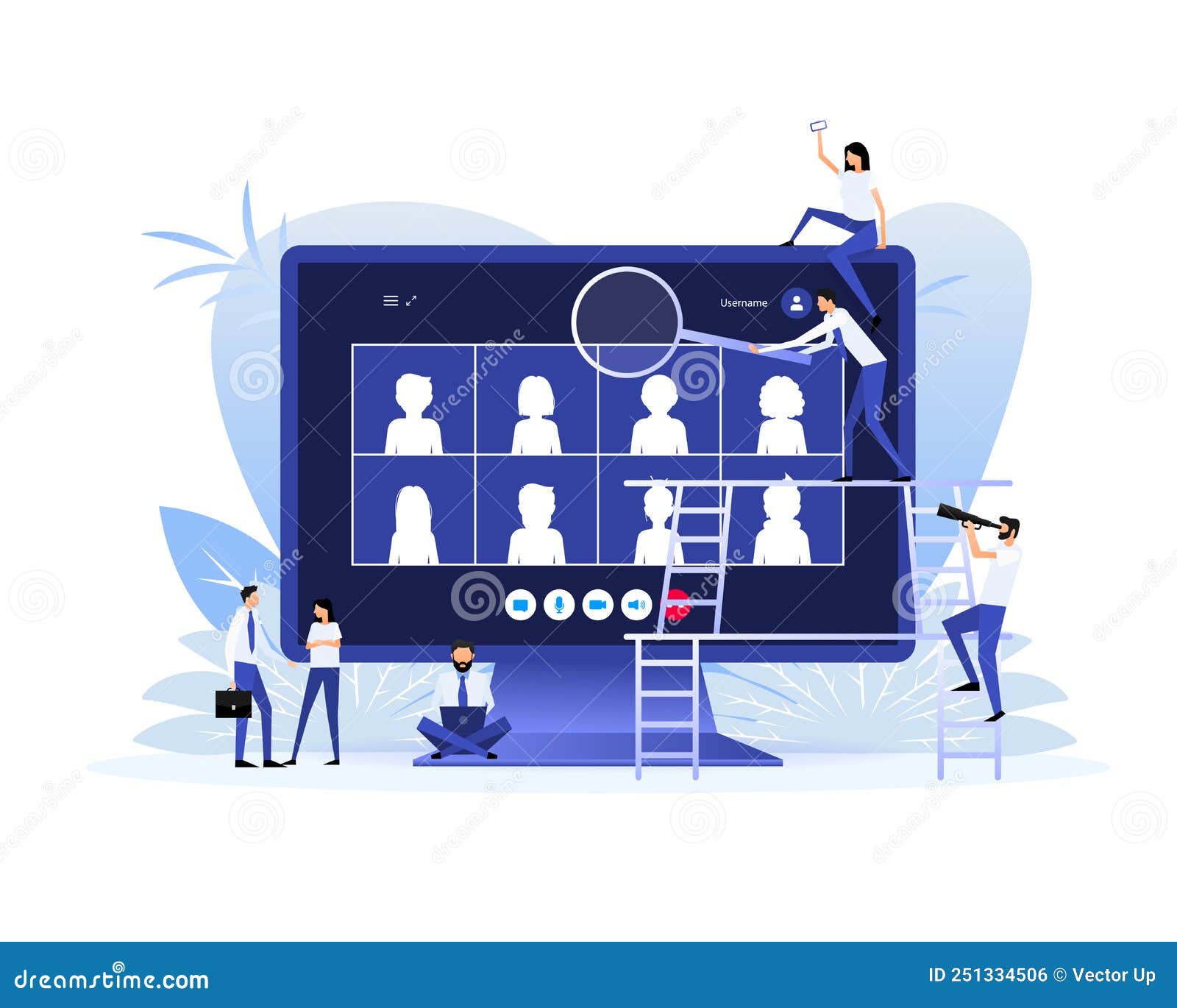 Flat Chat People, Great Design for Any Purposes. Vector Illustration ...