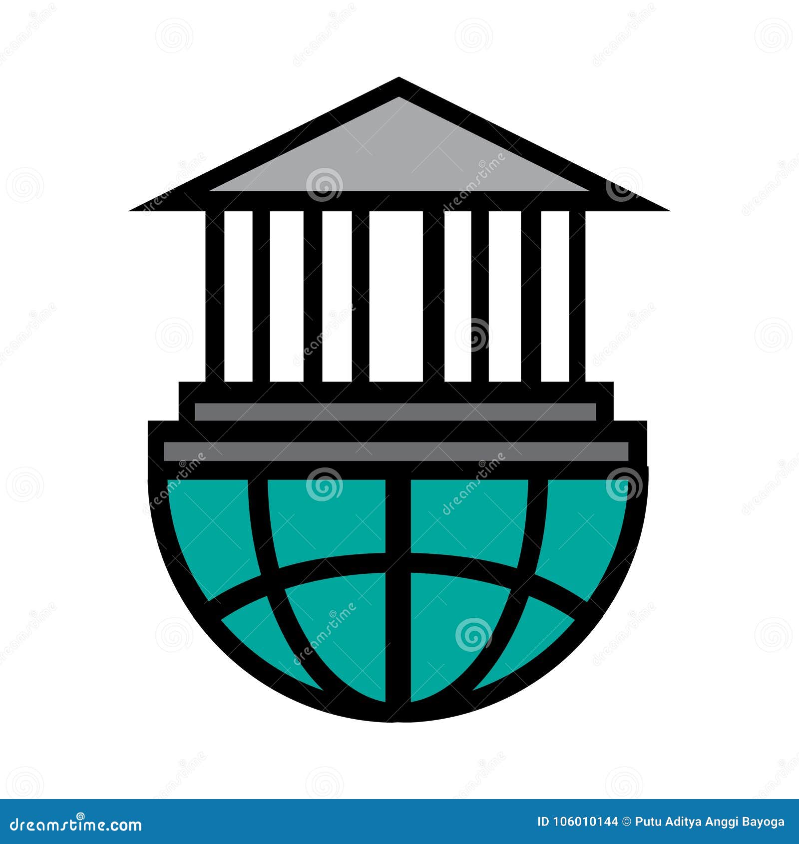 Pantheon Icon Vector Isolated On White Background, Logo Concept ...