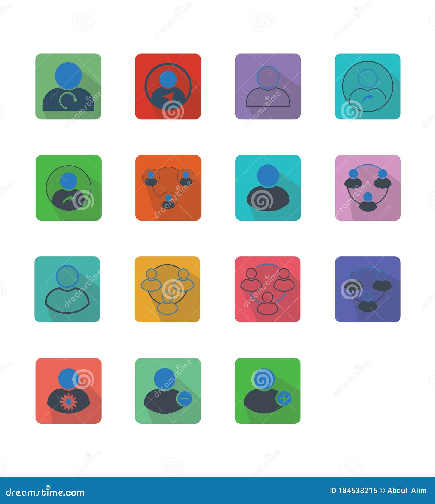 Two Color User Stats Vector Icon From Business And Analytics Concept ...